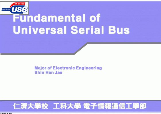 USB 치초 레포트 자료