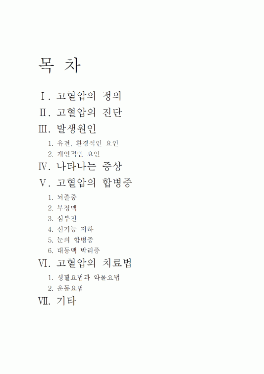 현대인의 질병-고혈압