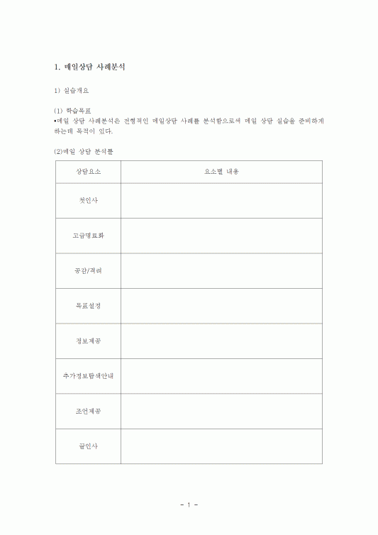 메일 상담 사례에 대한 상담답메일