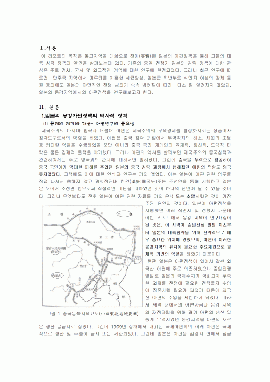 동아시아의 근대사에서 아편전쟁의 의미