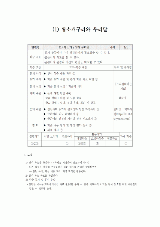 황소개구리와 우리말