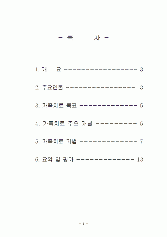 인지행동주의적 가족치료