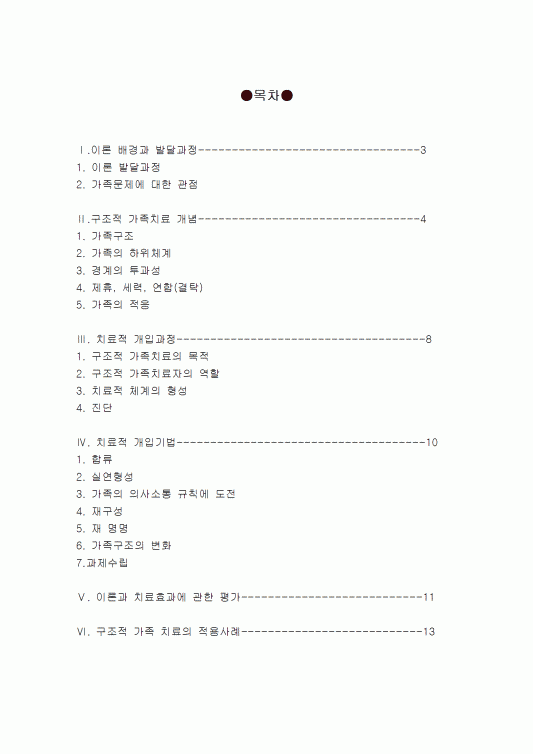 구조적 가족 치료