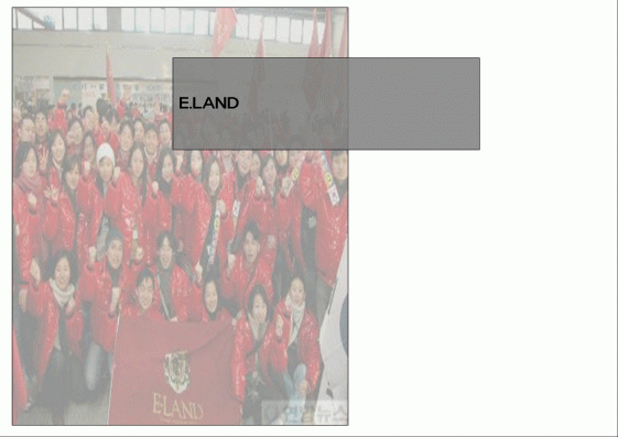 이랜드(E. LAND) 기업소개 대내외 윤리 활동 및 문제점과 해결책