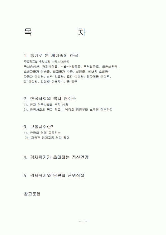 삶의질- GDP는 세계 몇위?