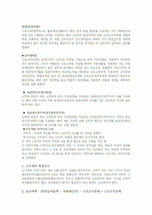 연말정산방법