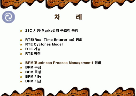 RTE, BPM의 정의와 기능, 비젼