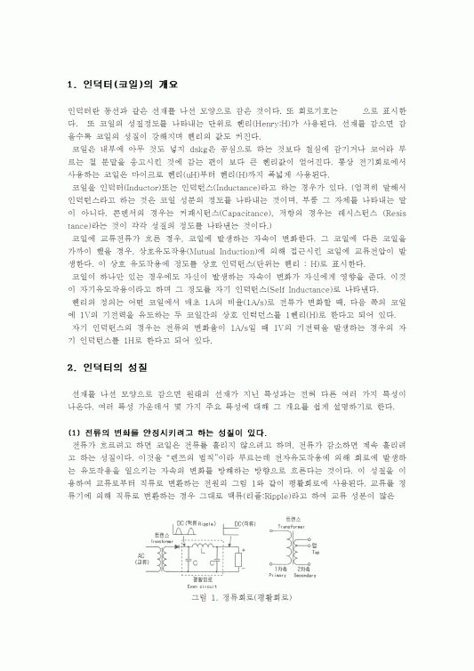 [공학/컴퓨터/통신] 인덕터에 대하여