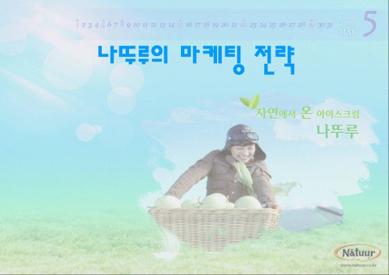 [마케팅]나뚜루(Naturr) 마케팅전략분석