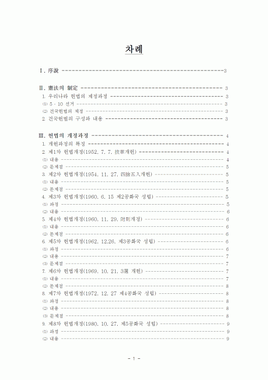 대한민국헌정사