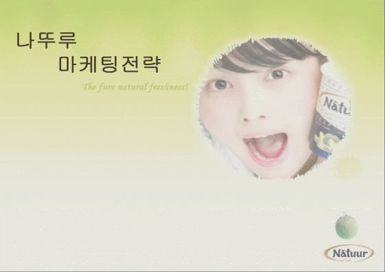 [마케팅]나뚜루(naturr)마케팅분석