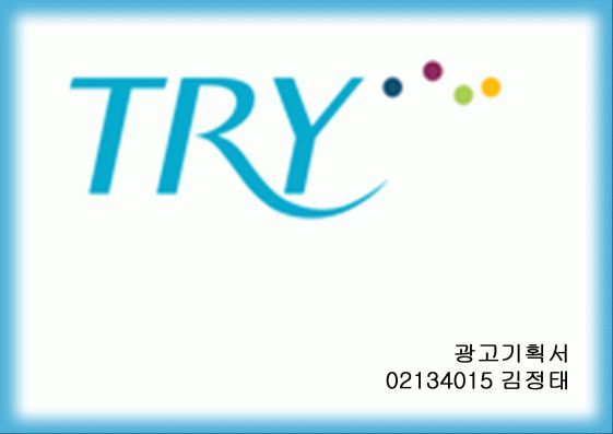 트라이 광고기획서