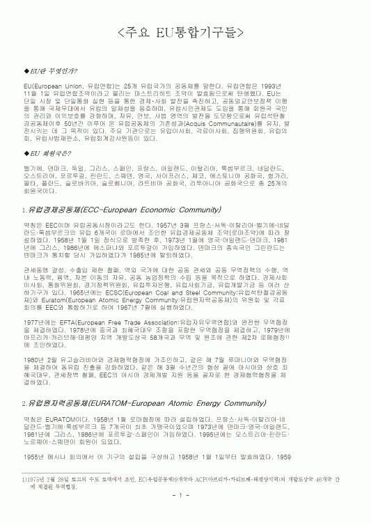 유럽통합기구