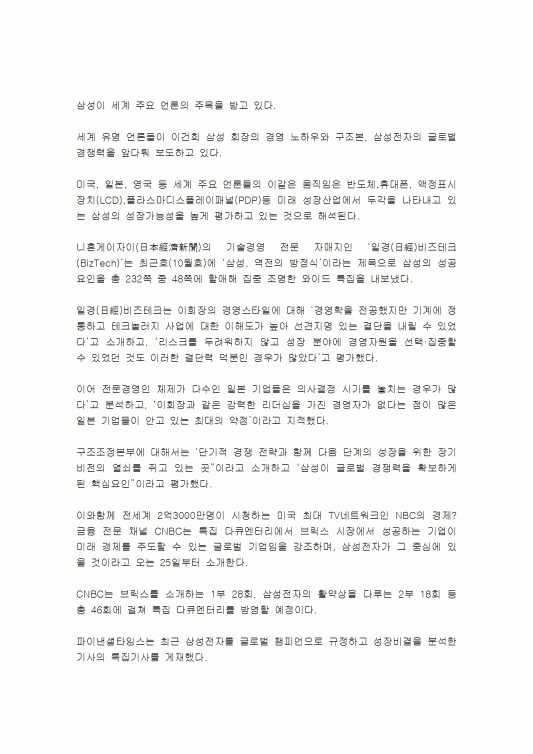 글로벌 경영 (삼성)