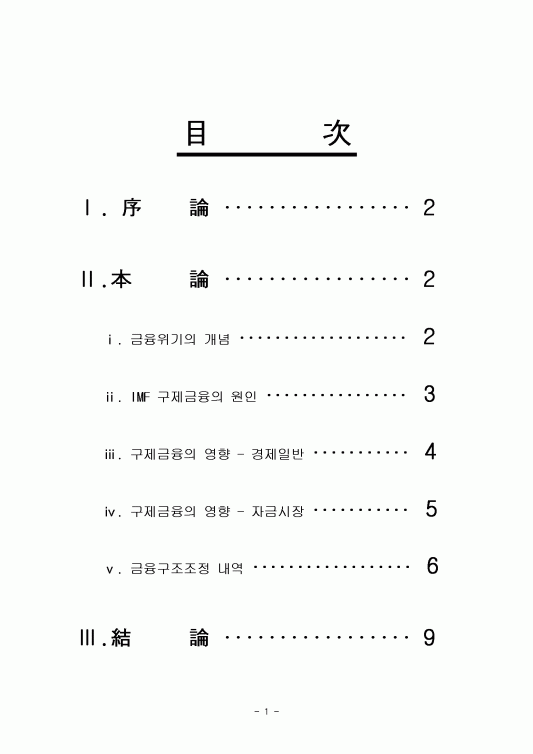 IMF구제금융,금융위기의 개념