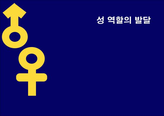 발달심리- 성역할