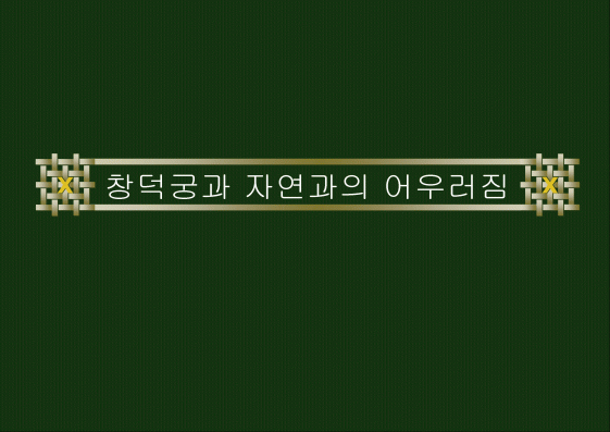 창덕궁을 다녀와서 [사회과학]