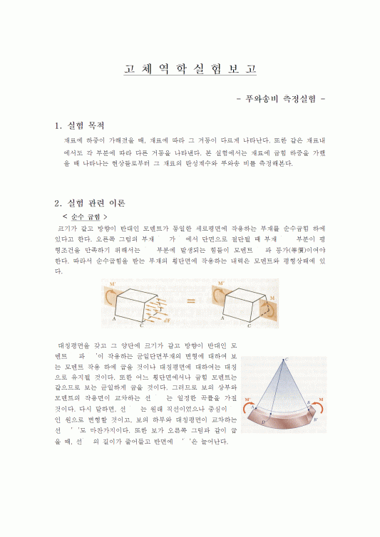 푸와송비 측정실험