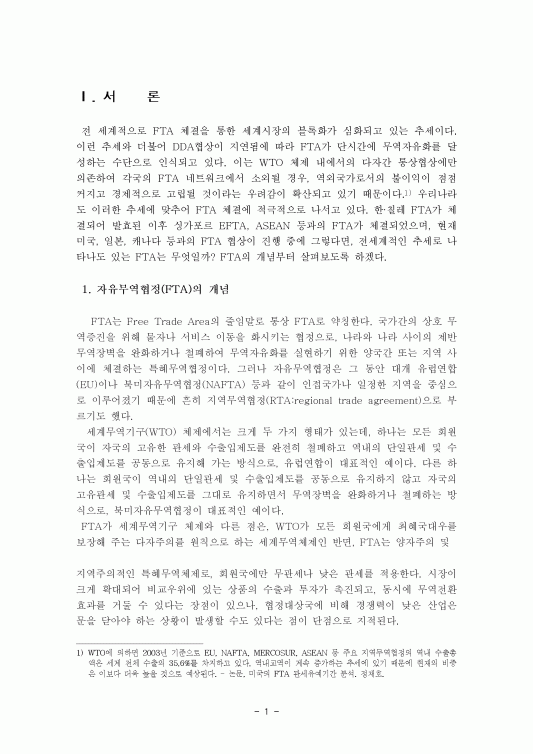 한미 자유무역협정(FTA) 전략