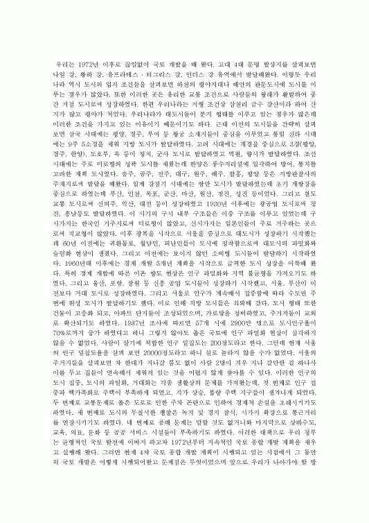 국토종합개발계획