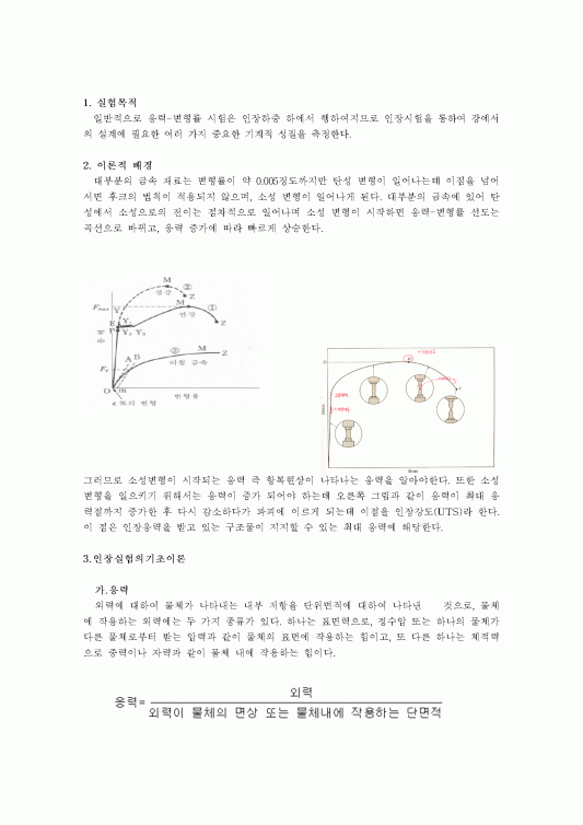 재료 인장실험