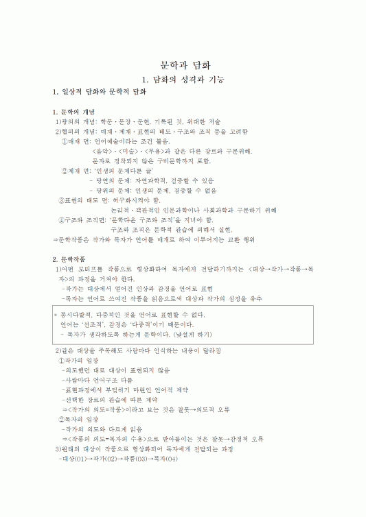 윤석산 현대시학 요약집