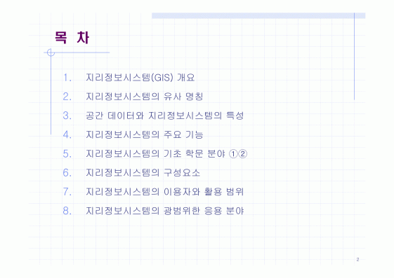 지리정보시스템(GIS) 개요
