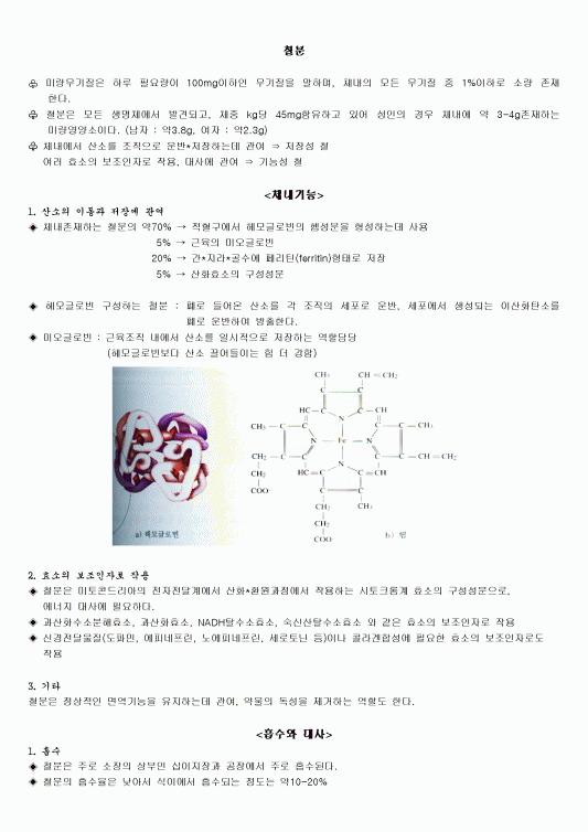철분 정리 자료