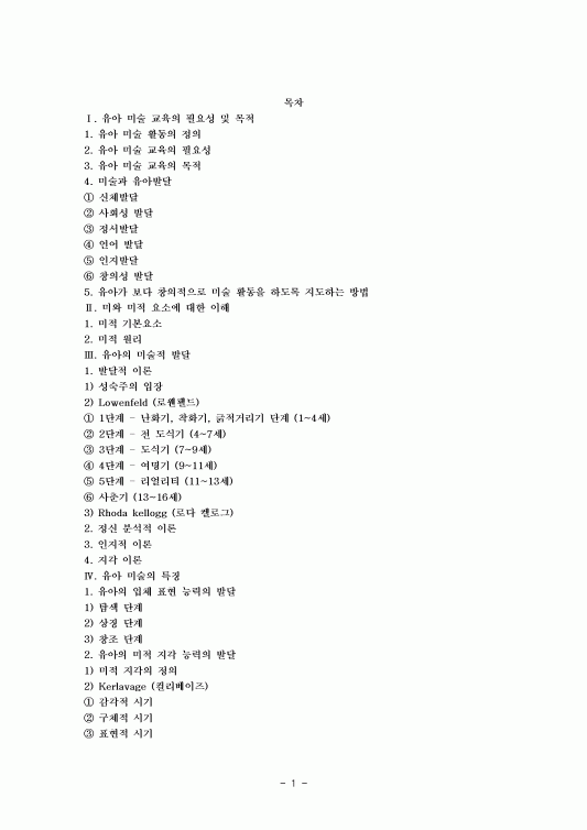 유아 미술 교육