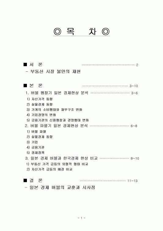 일본 버블 경제의 교훈