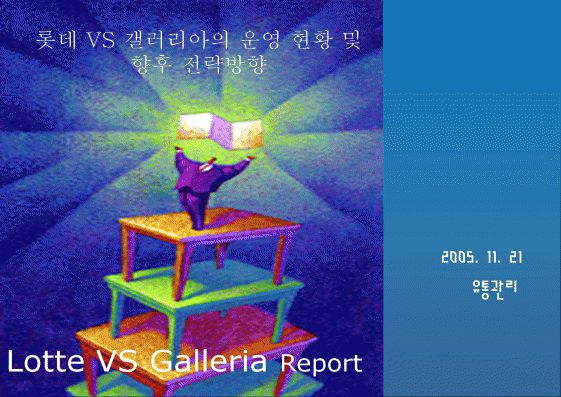 롯데 백화점과 갤러리아 백화점의 마케팅 비교 분석