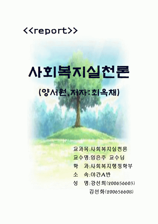[사회복지] 사회복지 실천론