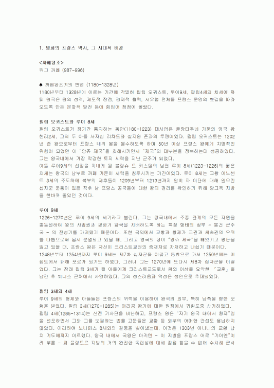 영화 잔다르크 이해와 감상