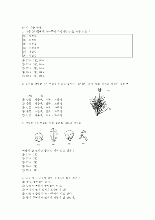 [과외]1.생물 땅에서사는식물-1