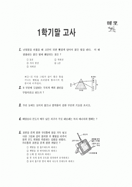 [과외]2.물상 45단원 1학기말고사