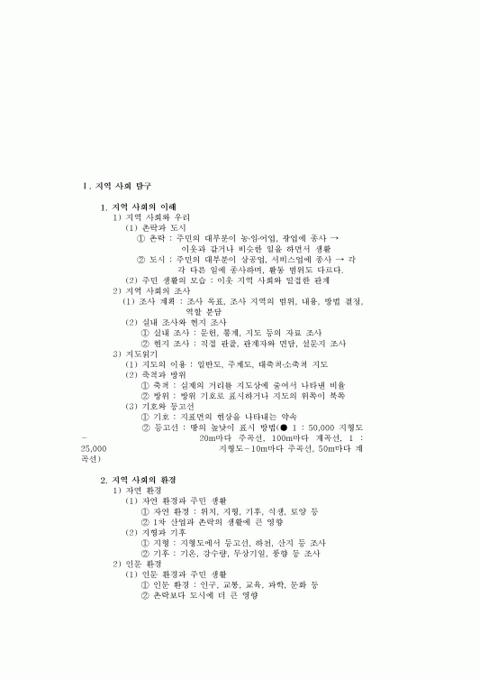 [과외]1-01 지역 사회 탐구 01
