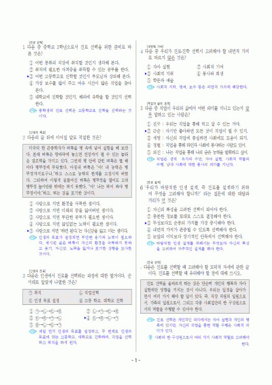 [과외]중학 도덕 3-2학기 중간1 가정 이웃 학교생활 02(교사용)