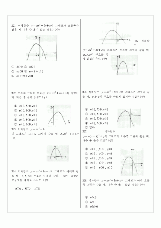 [과외]중학 수학 3-04 이차함수 09