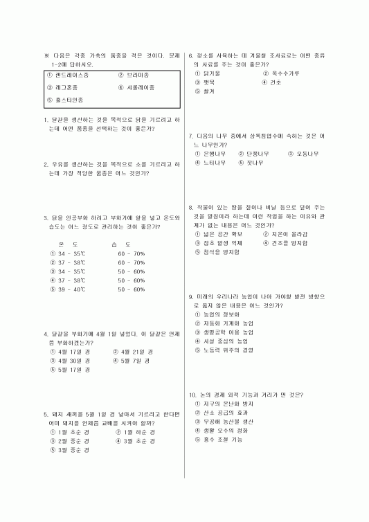 [과외]중학 기술 3-1학기 기말 예상문제 08
