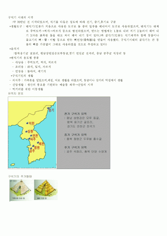 고대 이전의 역사