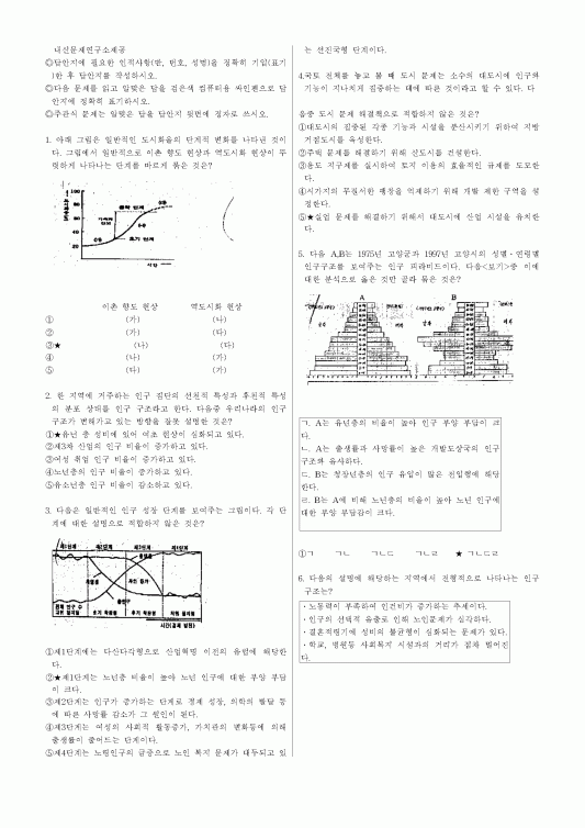 [과외]고등 일반사회 2학기 기말 예상문제 04