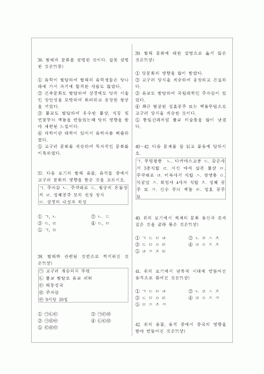 [과외]중2-국사 통일국가의 성립 06