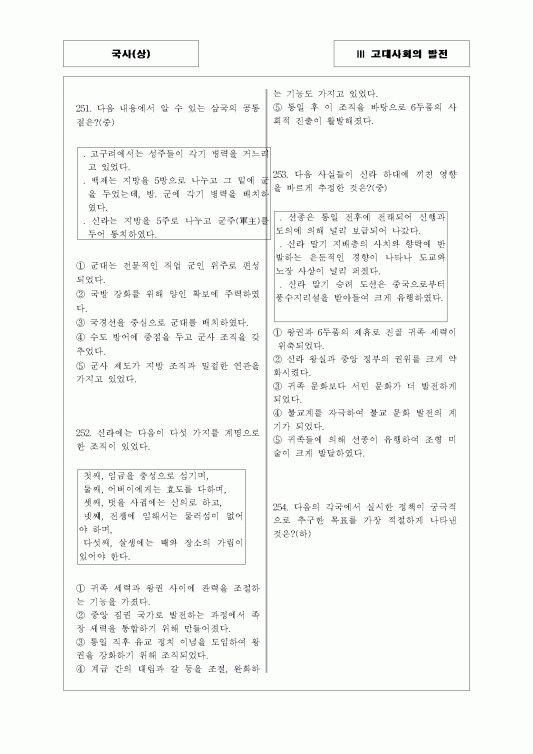 [과외]고등 국사-고대사회의발전 06