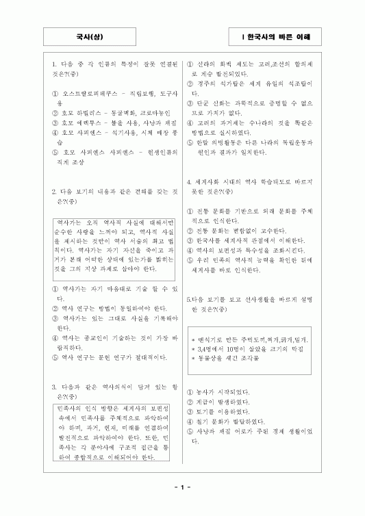 [과외]고등 국사-한국사의바른이해 02