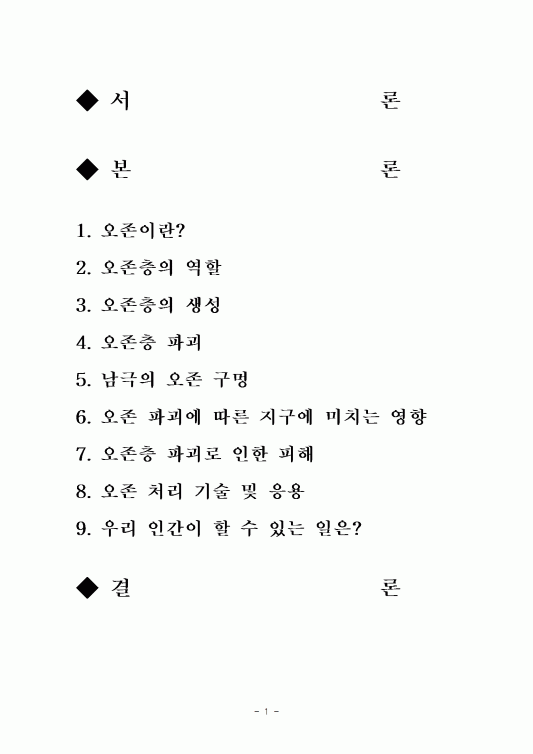오존에 대해서....
