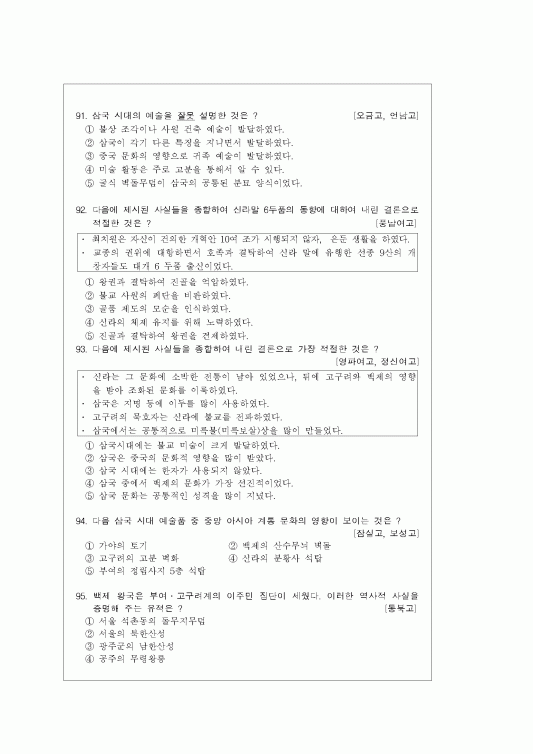[과외]고등 국사 고대사회와 문화 04
