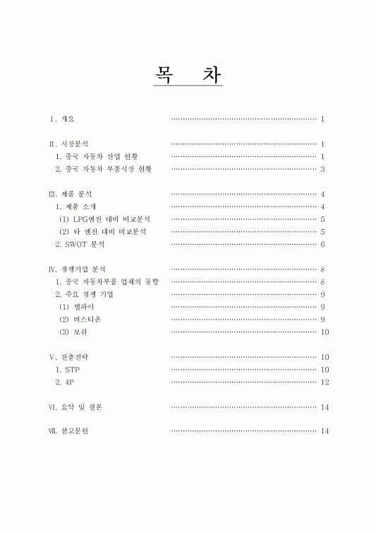 LPI엔진의 중국시장 진출전략
