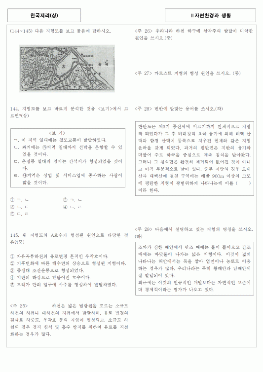 [과외]고등 한국지리 2-4지형 04