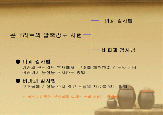콘크리트의 비파괴 시험방법