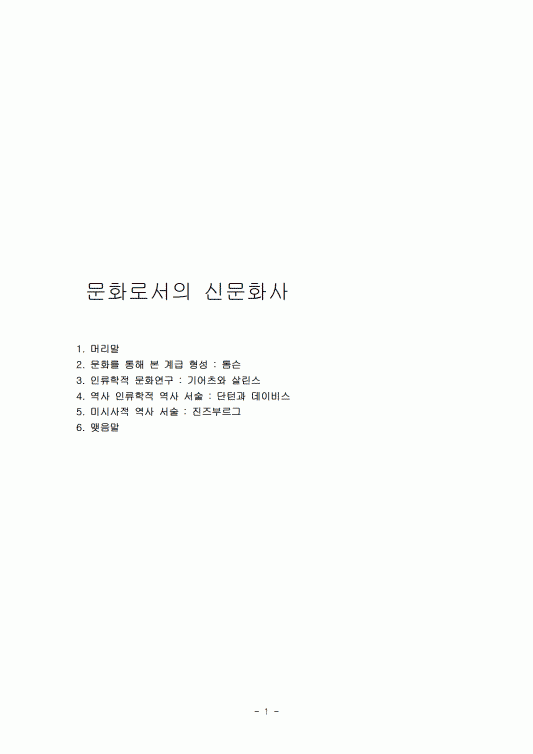 문화로서의 신문화사